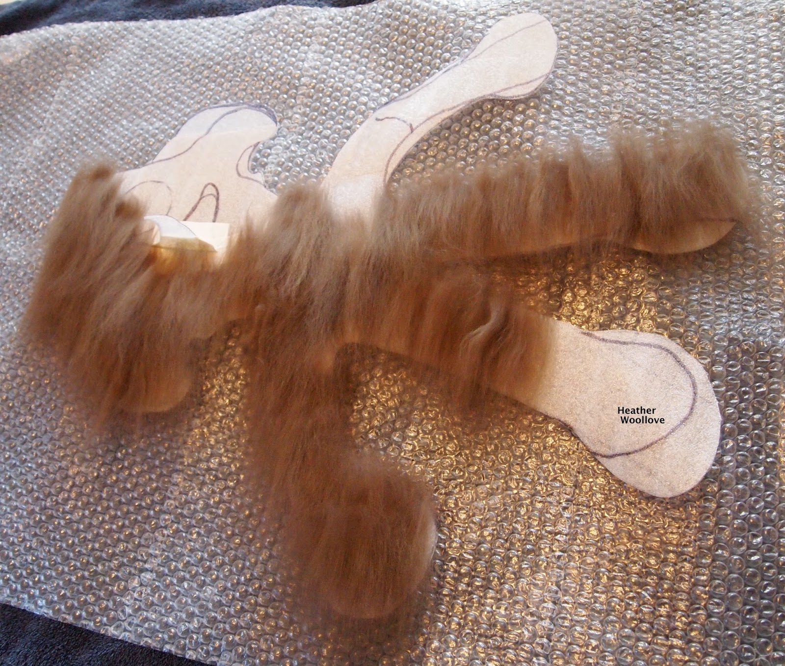 Wool love-functional fiber art: Long-Limbed Creature for Hayes- Part 1