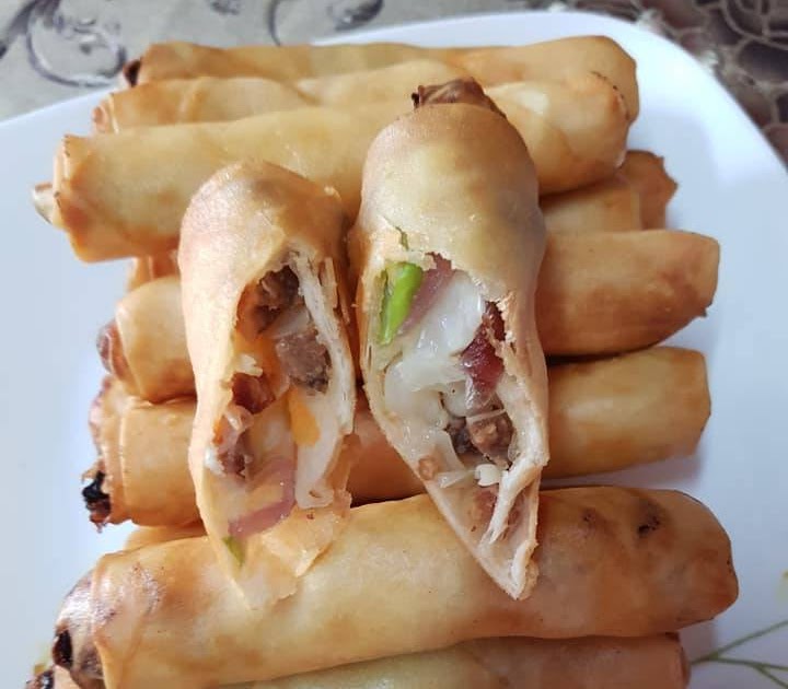 Resipi Popia Sayur Daging Burger Paling Sedap Untuk Minum Petang