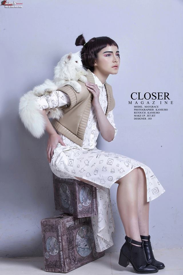 May Grace Perry Fashion Photo shoot for Closer Magazine