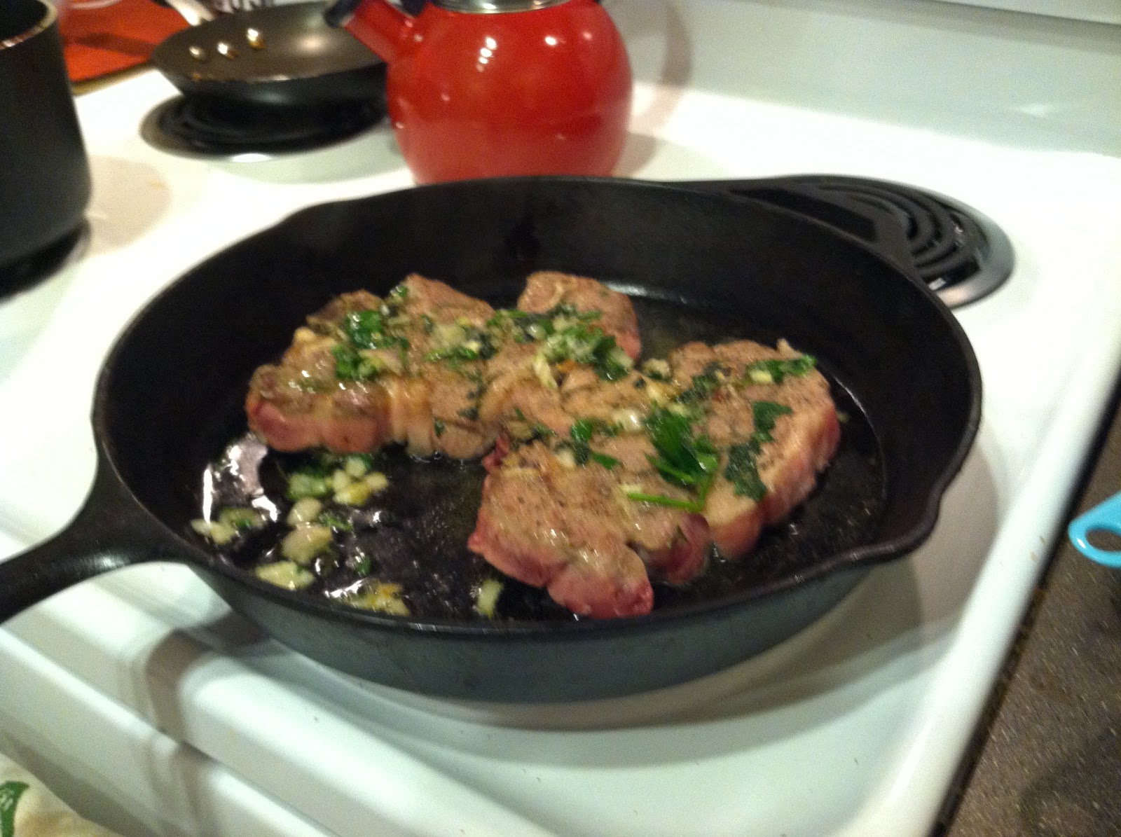 The Unlawful Cook: Bah Bah Blackberry Sauce over Lamb Chops