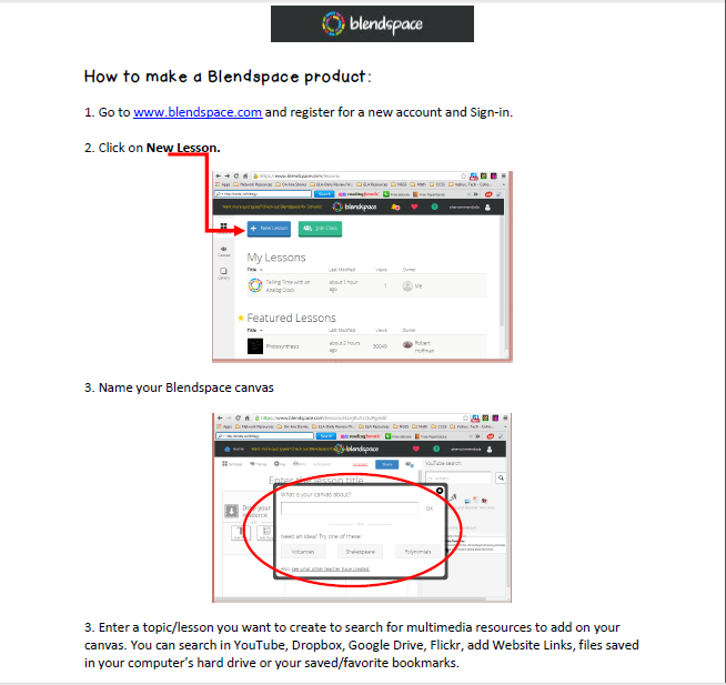 Teachin and Tech: Blendspace
