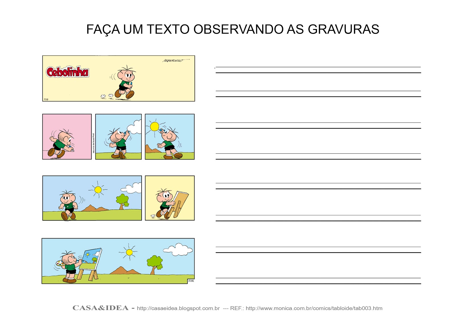Produção De Texto Em Quadrinhos - EDUCA