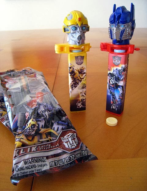Klik Candy Dispensers: 2009 | Wildlife (series 2), Transformers