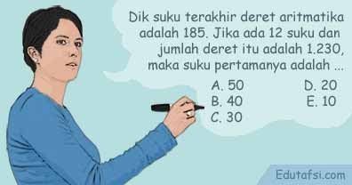 Latihan Soal Dan Pembahasan Barisan Dan Deret