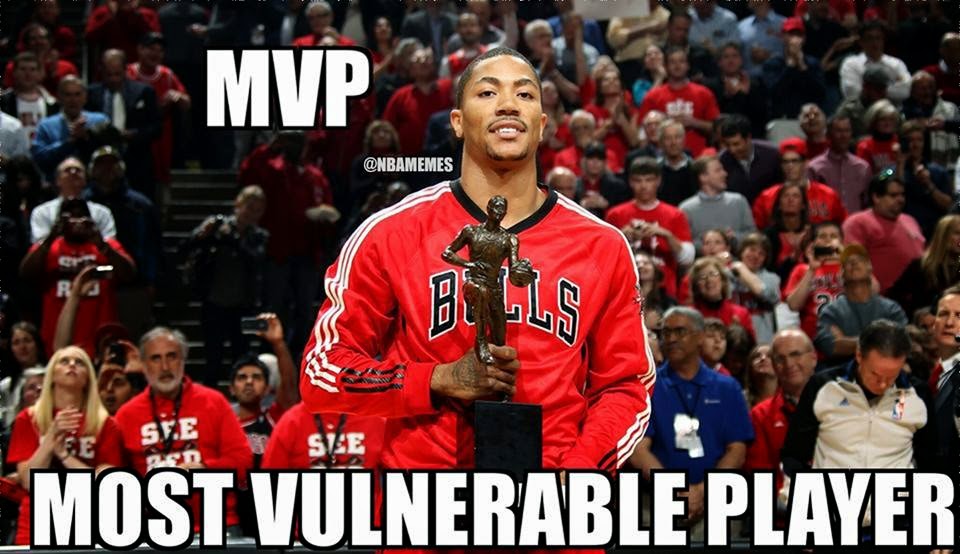 Derrick Rose is Injured Funny Meme 2014 | NBA FUNNY MOMENTS