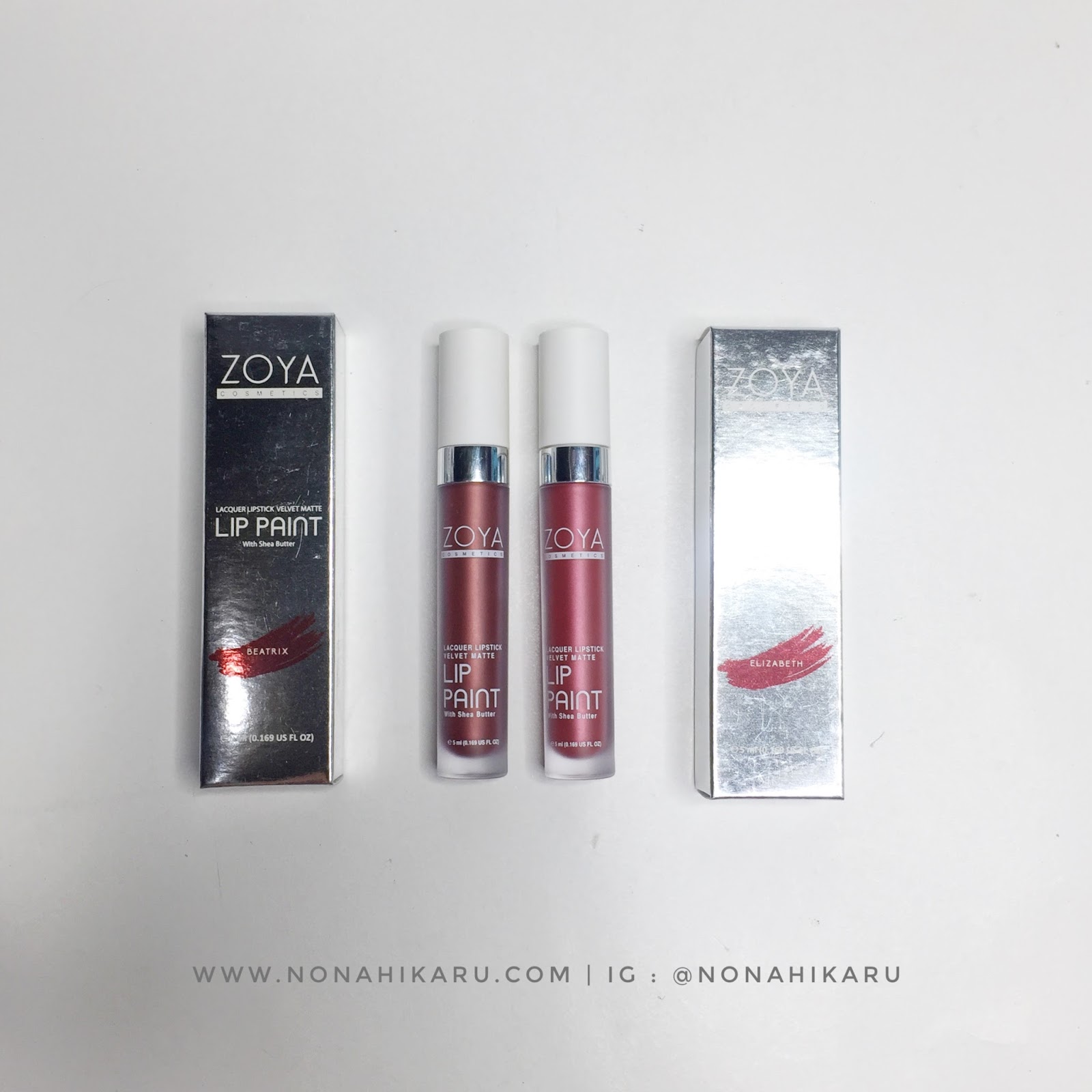 REVIEW : ZOYA COSMETICS NEW LIMITED LIP PAINT - METALLIC SERIES ...