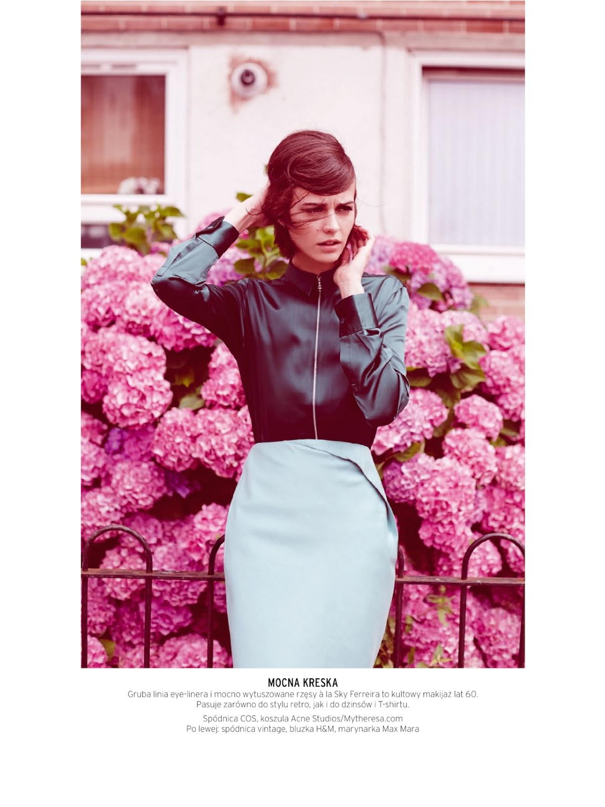 Retro Mania Marta Dyks By Paul Farrell For Elle Poland November 2014