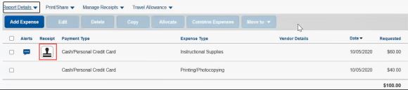 How do I submit a missing receipt declaration in the SAP Concur