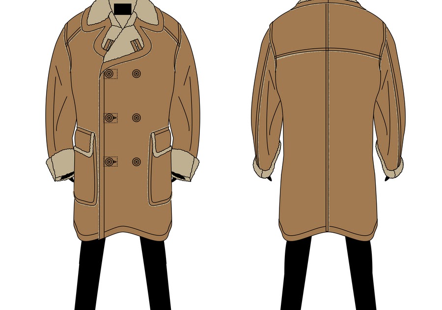 Sheepskin Shearling Coat Template