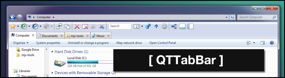 FREE PRODUCTIVITY TOOLS – “QTTabBar” – Multi-Tabbed Windows Experience ...