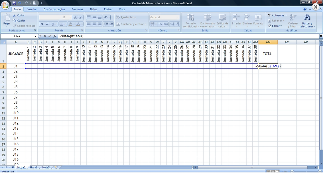 TECNOLOGÍA PARA EL MÍSTER - SOCCER COACH TECHNOLOGY: Control de datos ...