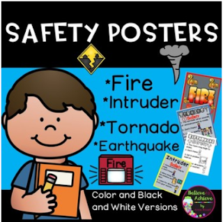 The Best of Teacher Entrepreneurs: Safety Posters-Fire, Tornado ...