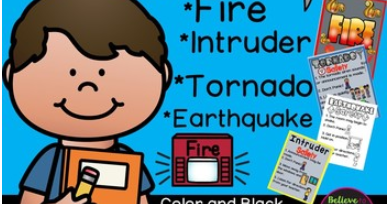 The Best of Teacher Entrepreneurs: Safety Posters-Fire, Tornado ...