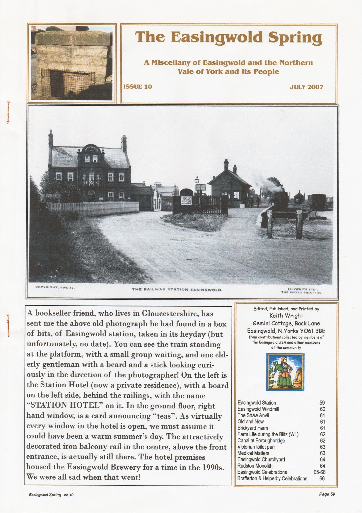 Easingwold u3a History & Heritage Blog: Easingwold History FaceBook ...