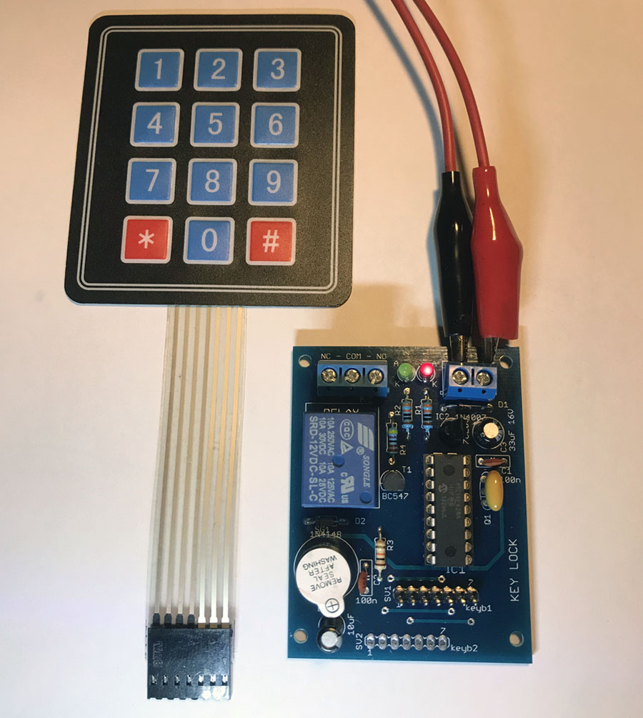 DIY electronics: Ηλεκτρονική κλειδαριά - Elektronic key lock.