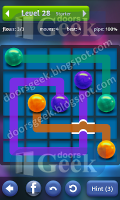 Flow Frenzy Bridges [Starter] Level 28 ~ Doors Geek