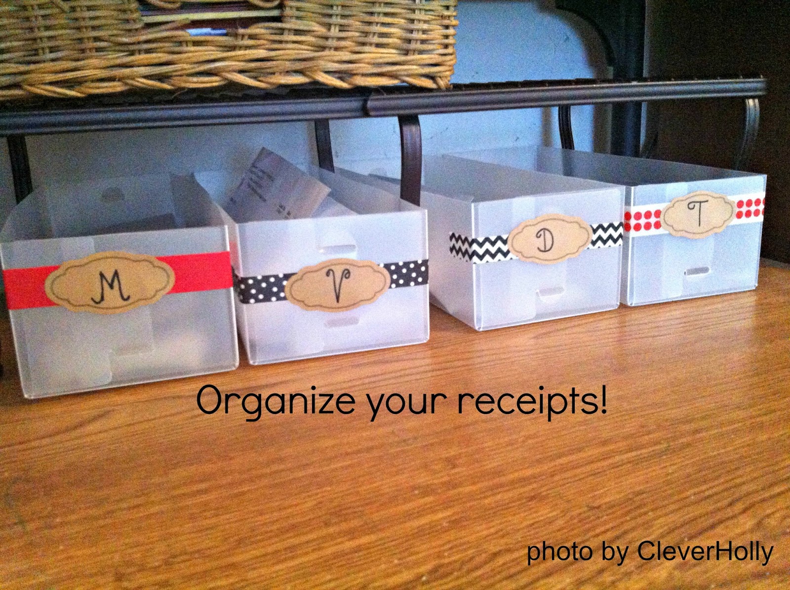 Simply Organized of NWA: How to organize your receipts