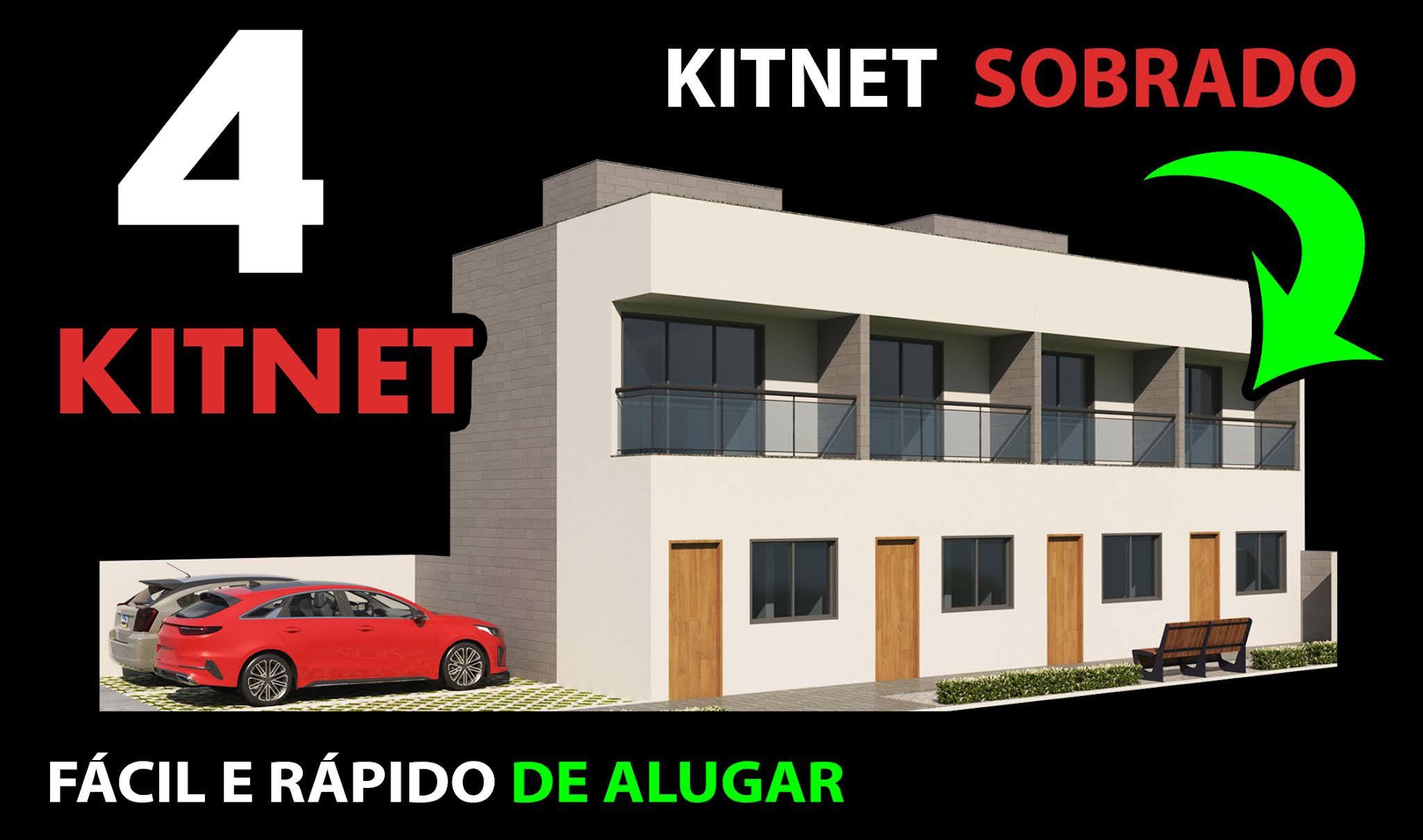 PROJETO ONLINE: PROJETO DE KITNET PARA ALUGAR - KITNET TERRENO 10x20