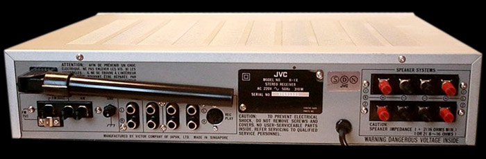 stereonomono - audio Hi Fi Compendium - 14 years on-line: JVC R-1X receiver
