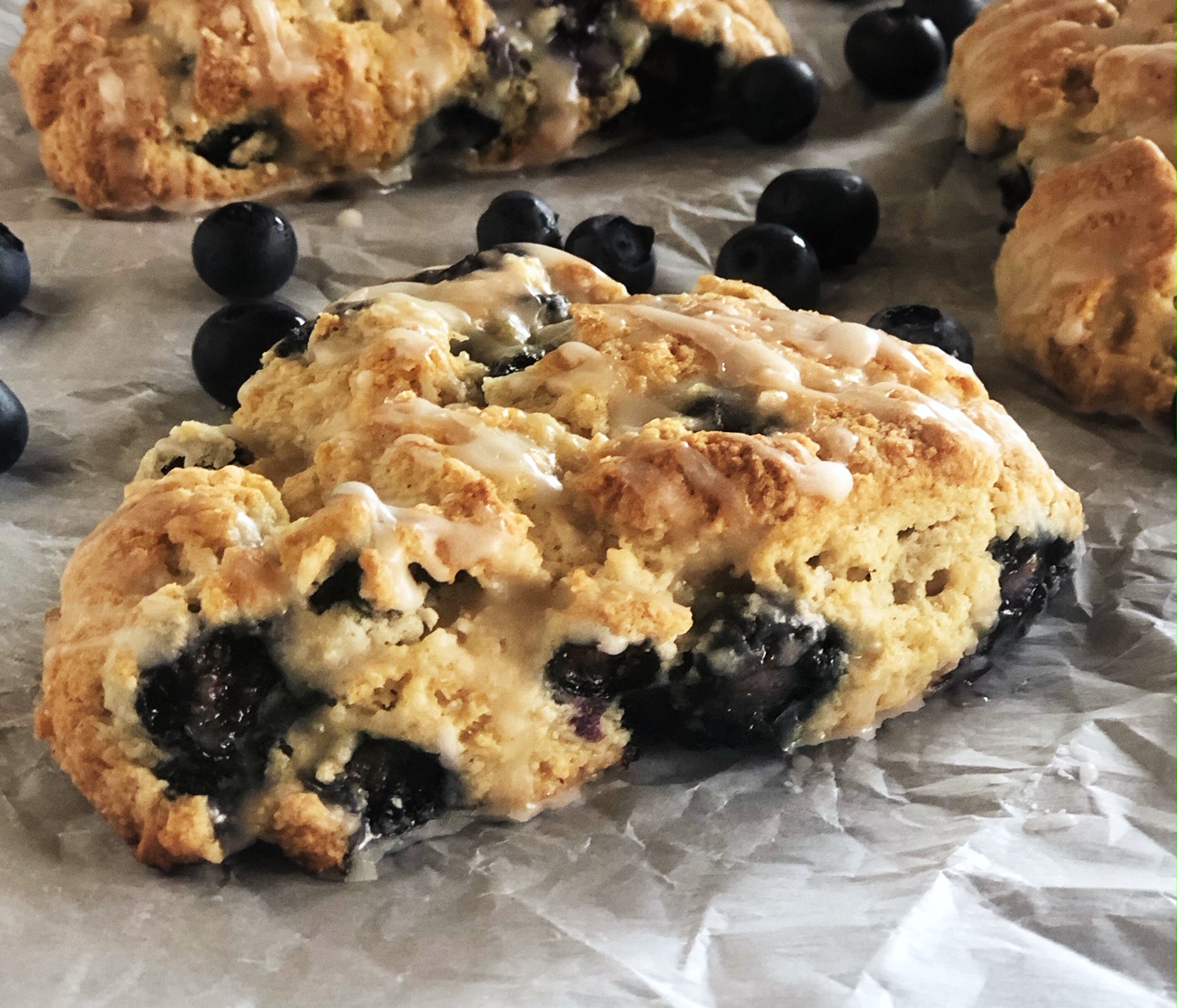 The Very Best Blueberry Scones