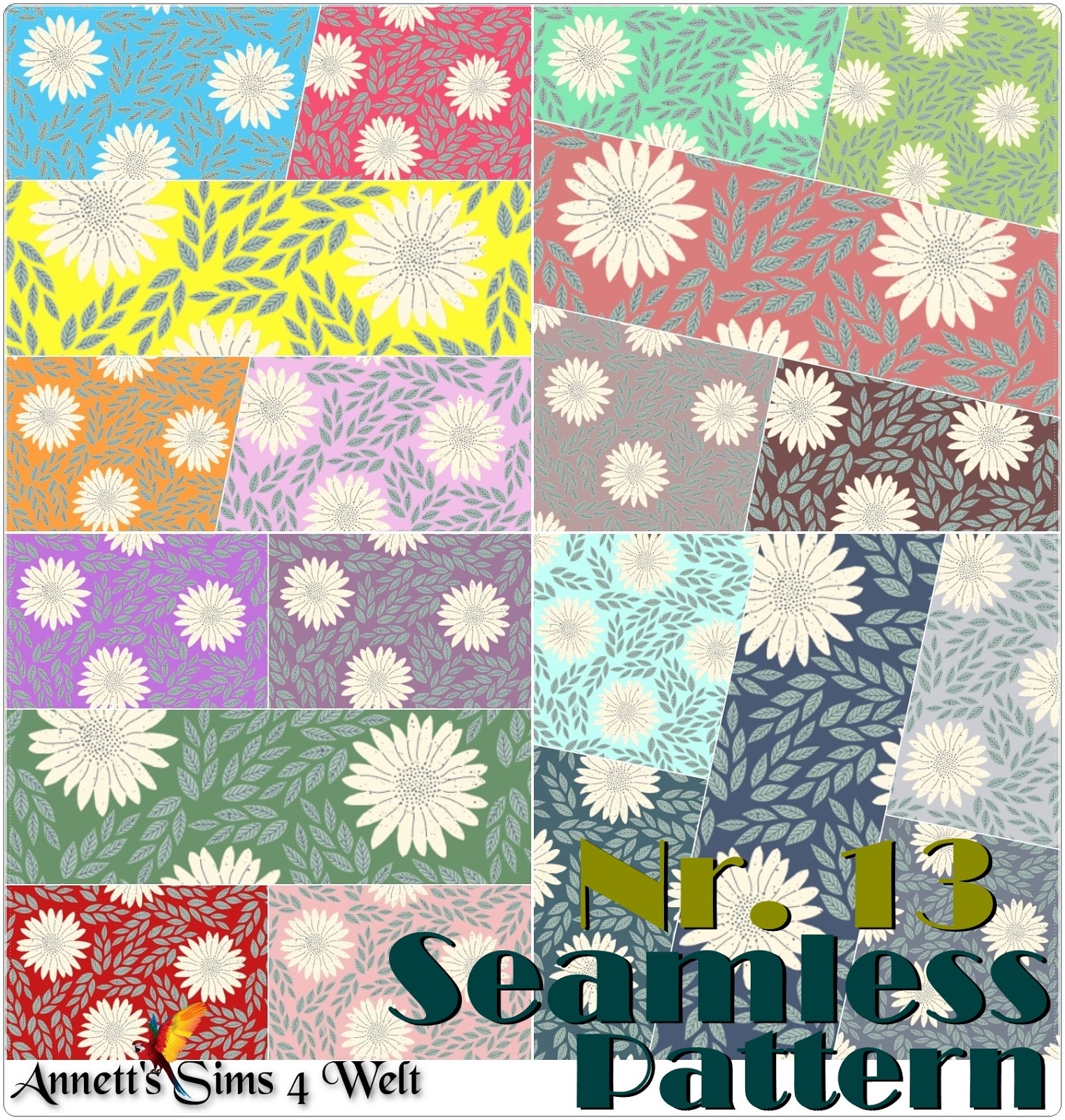 Annett's Sims 4 Welt: Seamless Pattern - Nr. 13