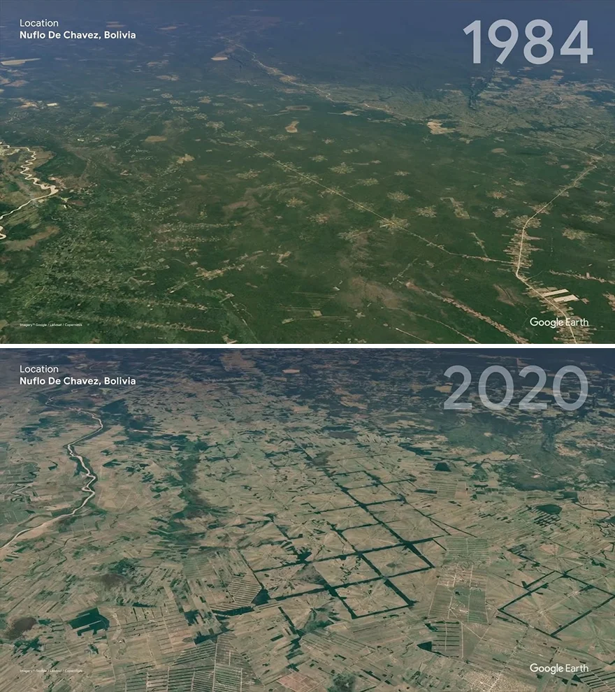 How our planet has changed over the past 36 years
