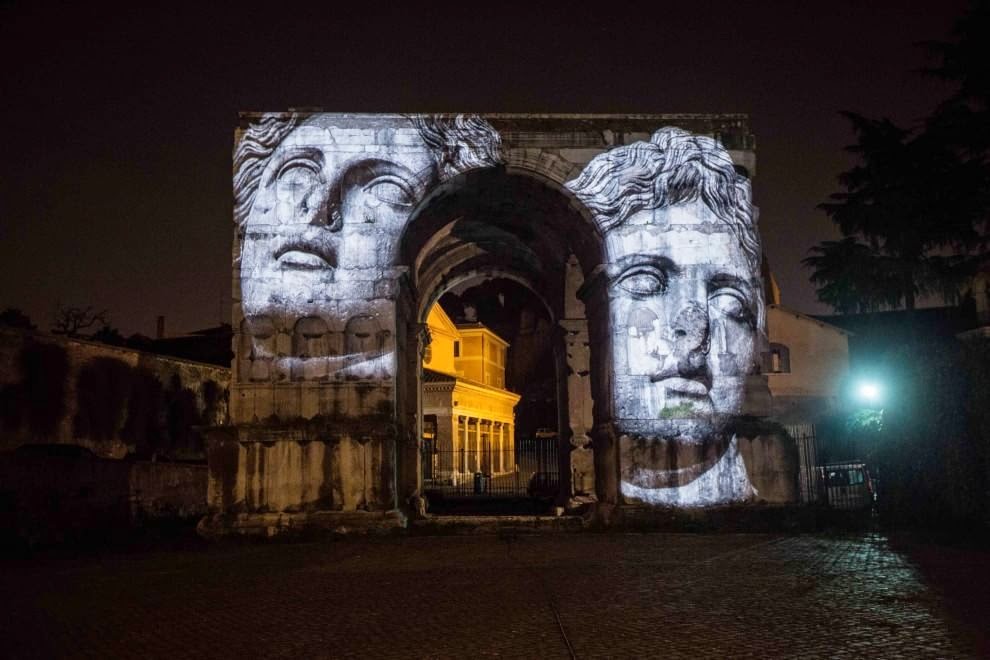 Mayflower014: Storia e luce sull'Arco di Giano. A Roma