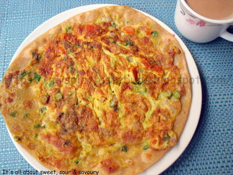My Spicy Taste Buds: Anda Paratha/Egg Paratha