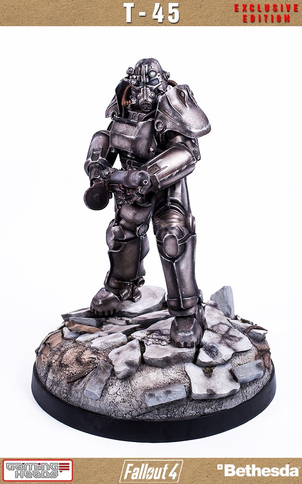 Fallout 4 - T-45 Regular Statue & Exclusive Statue 1/4 (Gaming Heads)