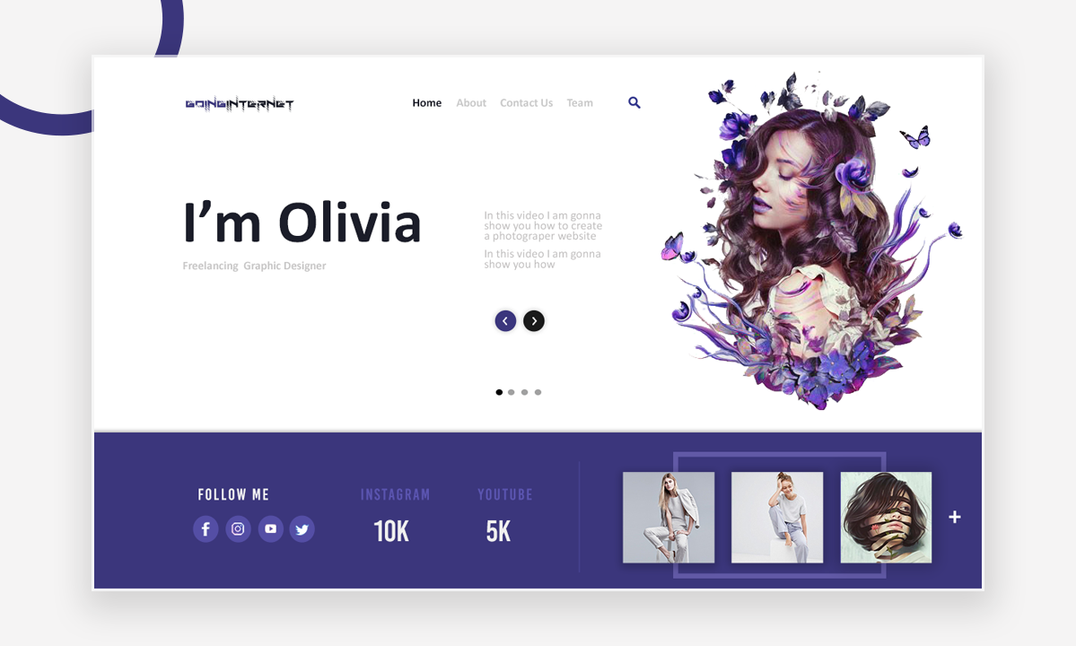 How To Make Graphic Designer Website Using HTML And CSS How To Make Graphic Designer Website Using HTML And CSS
