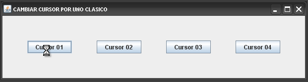 FULL CODIGOS JAVA: CAMBIAR CURSOR EN JAVA CON LOS CURSORES DEL JDK