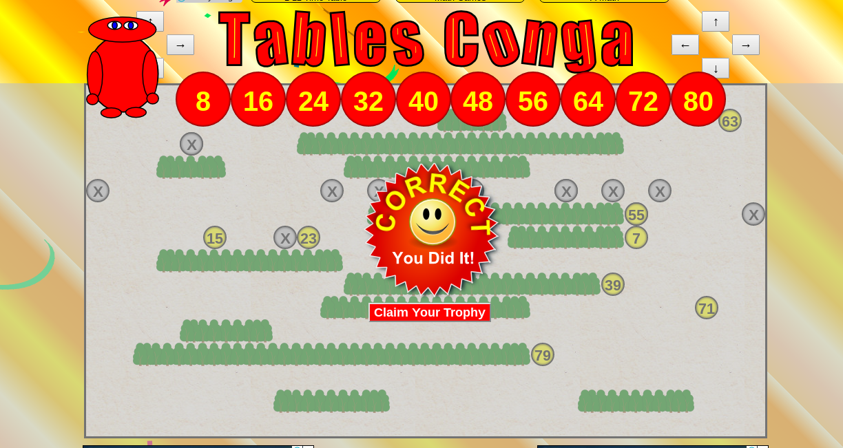 Hajera: Tables conga and Transum
