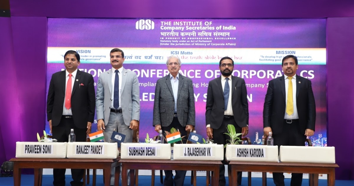 SPIRIT OF MUMBAI: ICSI’s National Conference of Corporate CS on the ...