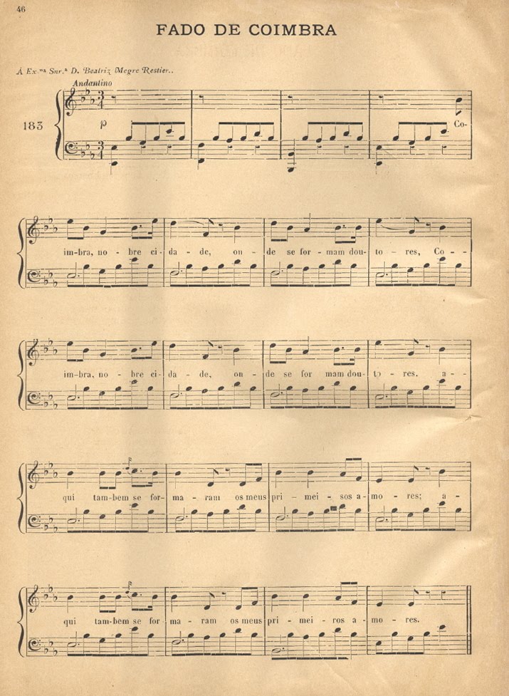 Fado de Coimbra (Coimbra nobre cidade)