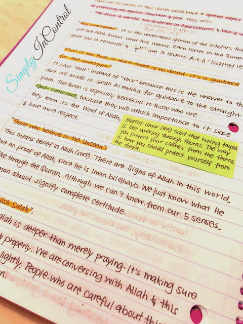 Simply in Control: Note-Taking Tips and Strategies