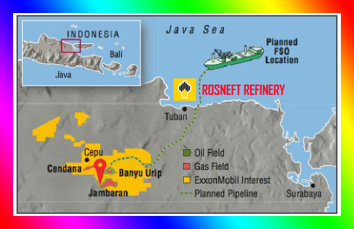 the Tuban Refinery in East Java by Rosneft