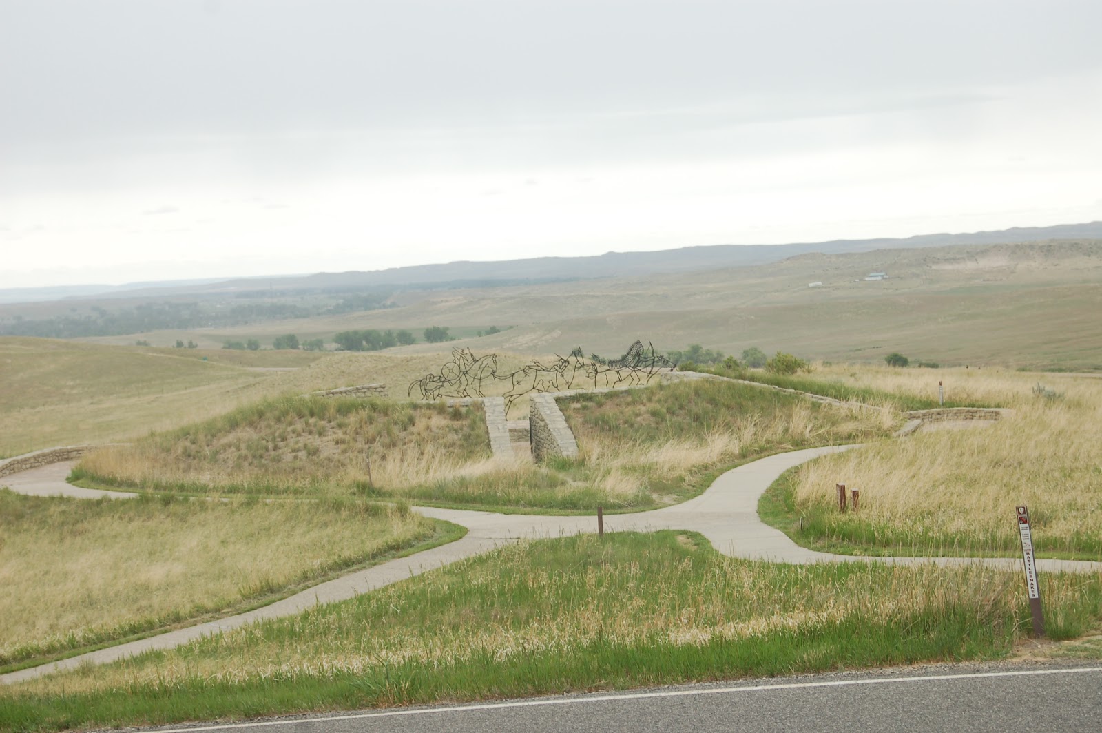 Nan and Bear on the Road: Hail, Custer's Last Stand