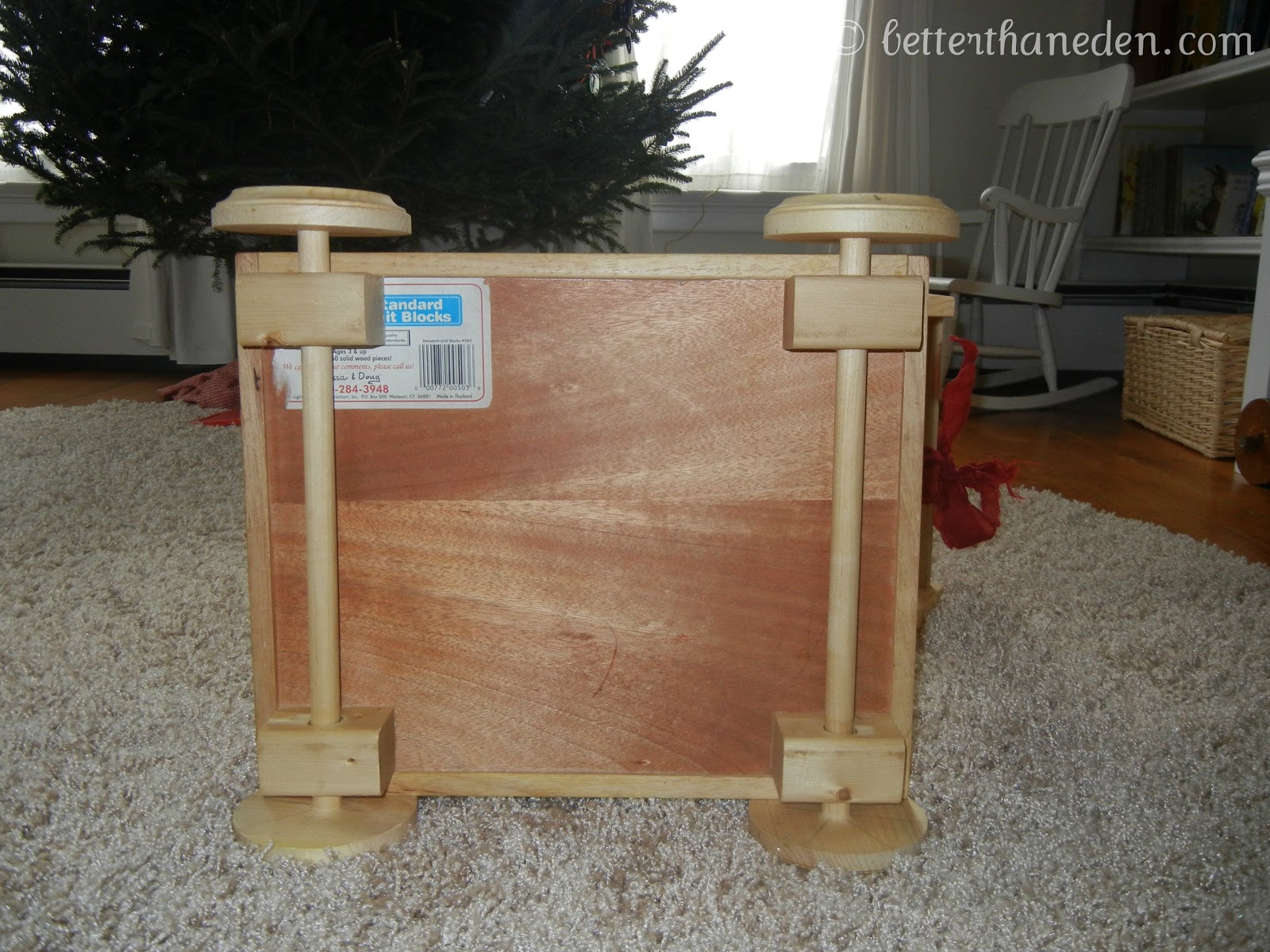 A Homemade Wooden Toddler Push Cart - Mary Haseltine