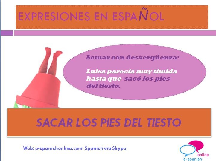 Η ΙΣΠΑΝΙΚΗ ΓΛΩΣΣΑ ΣΤΗΝ ΕΛΛΑΔΑ: EXPRESIONES EN ESPAÑOL: SACAR LOS PIES ...