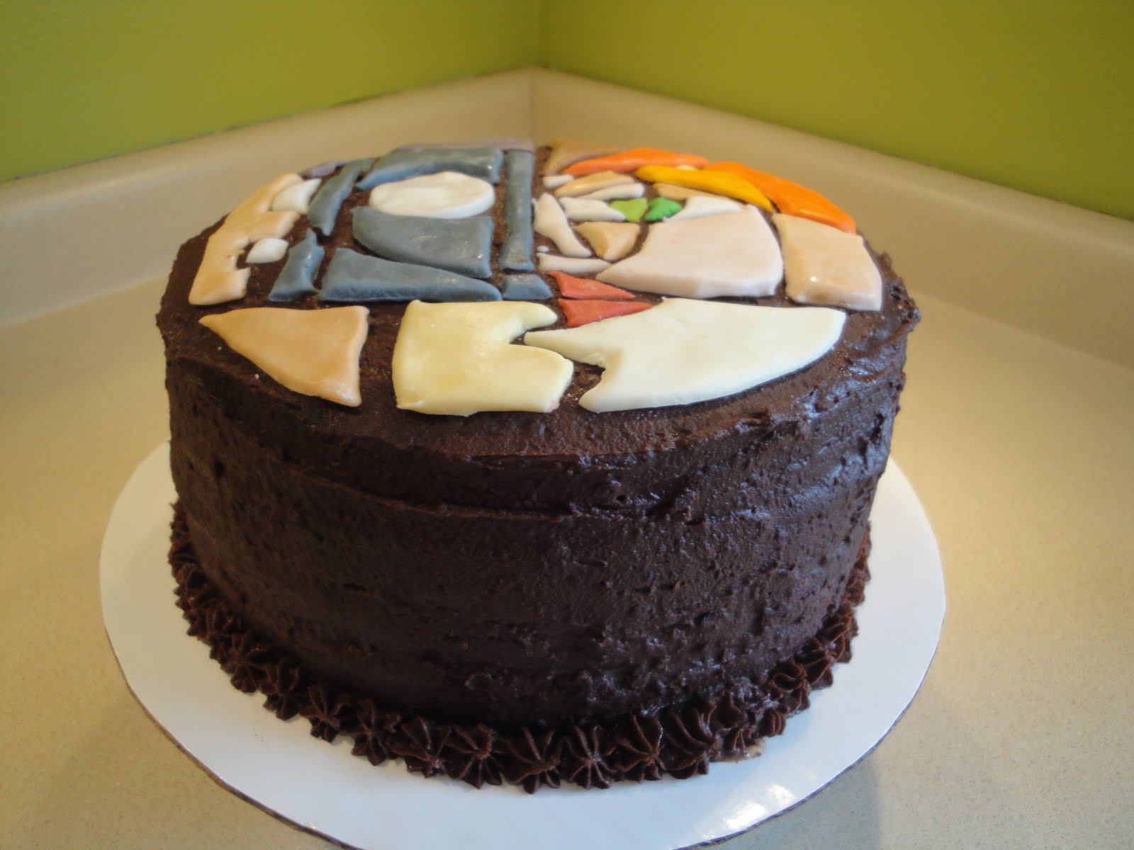 Cake Mama: Robin's Mosaic Cake