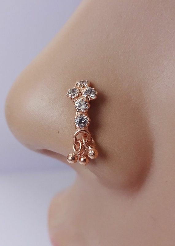 Stone nose pin designs