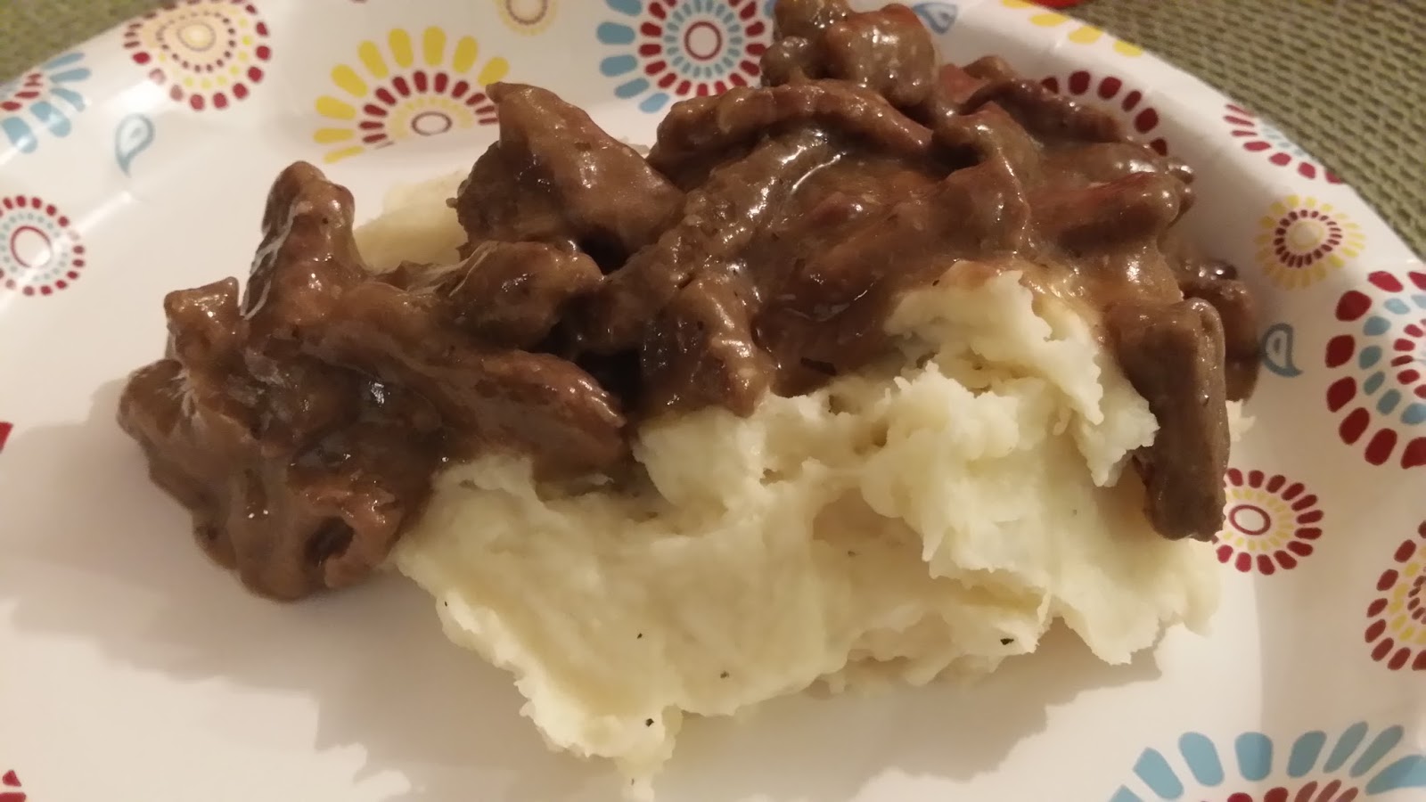 Recipes From a Country Cook: Beef Cubes over Mashed Potatoes