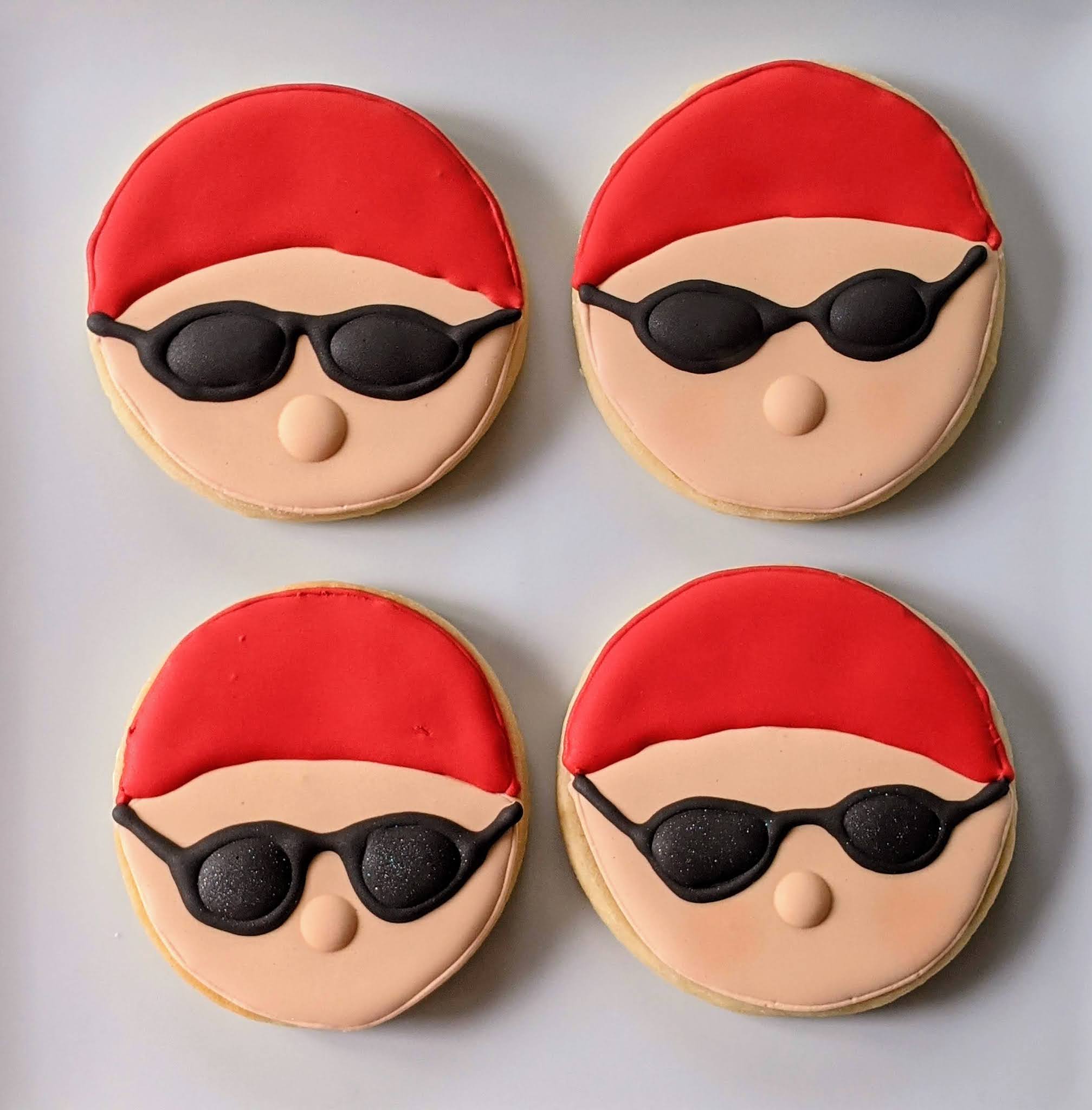 Beki Cook's Cake Blog: Swim and Dive Team Cookies