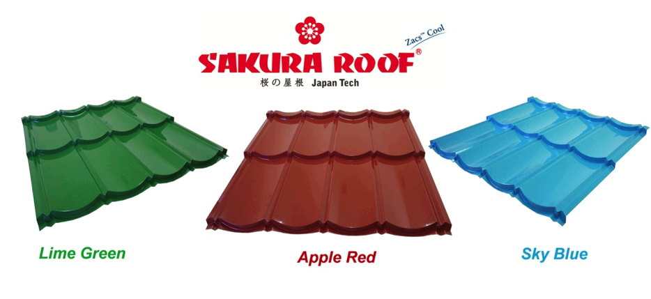 Genteng Sakura Roof | Genteng Metal | Depo Material Bogor