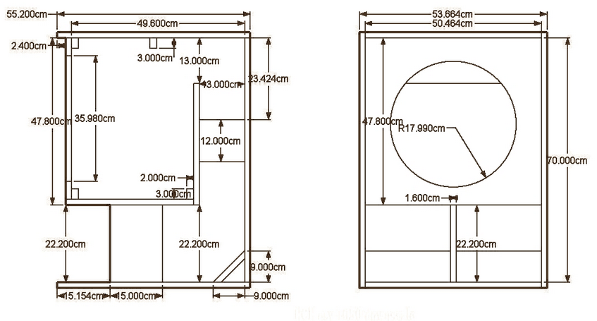 Ukuran Box Speaker Bass Reflek J-bin 15" - TIPS SOUND SYSTEM
