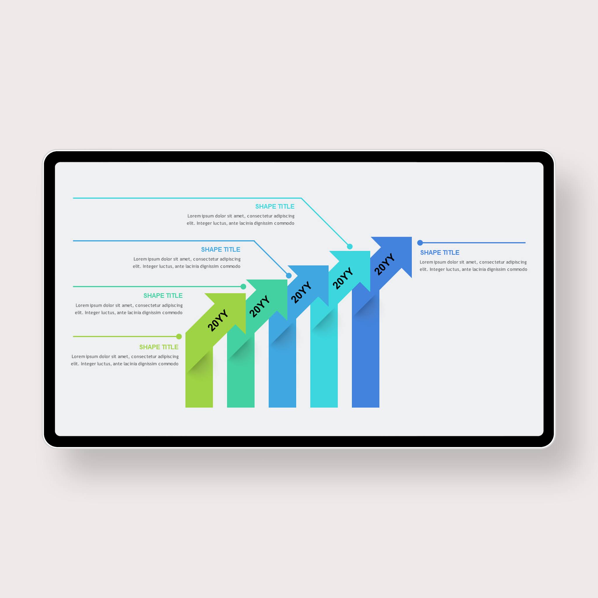 Increase Arrow PowerPoint Templates - PowerPoint Free