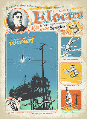 INSIDE THE ROCK POSTER FRAME BLOG: The Great Electro Print by Mark Brabant