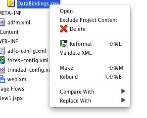 Born To DeBug: Duplicated DataBindings.cpx file found. ADF Library reuse