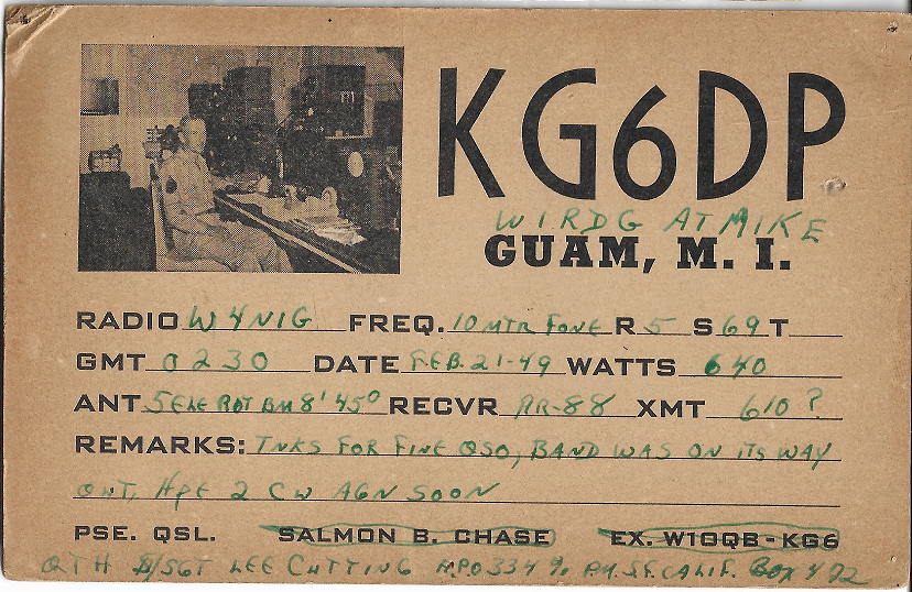The QSO/QSL Card Collection of Raymond and Inez Dunavant: W4NIG and ...
