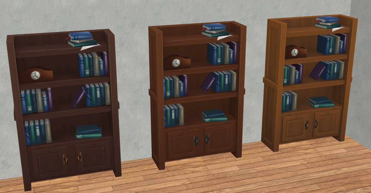TheNinthWaveSims: The Sims 2 - TS4 Mega Bookcase For The Sims 2